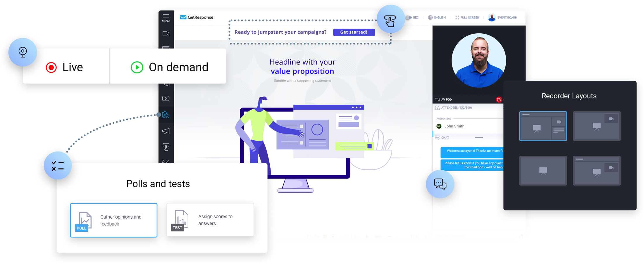 Webinar Builder - Easy & Online | GetResponse